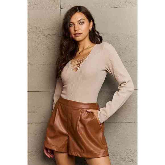 heyson | Pants & Jumpsuits | Heyson All About Details Full Size Ribbed ...